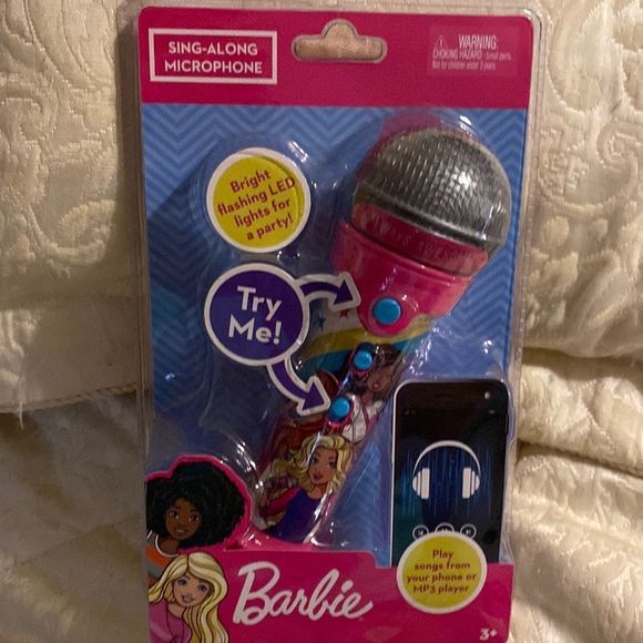 Barbie | Toys | Nwt Singalongbarbie Microphone Bright Flashing Led ...